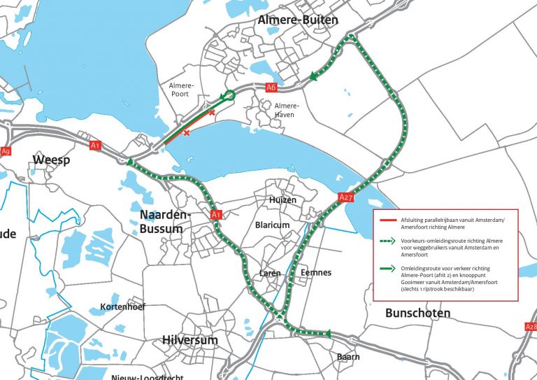 9-11 juni verkeershinder door afsluiting A6 - Rijkswaterstaat ...