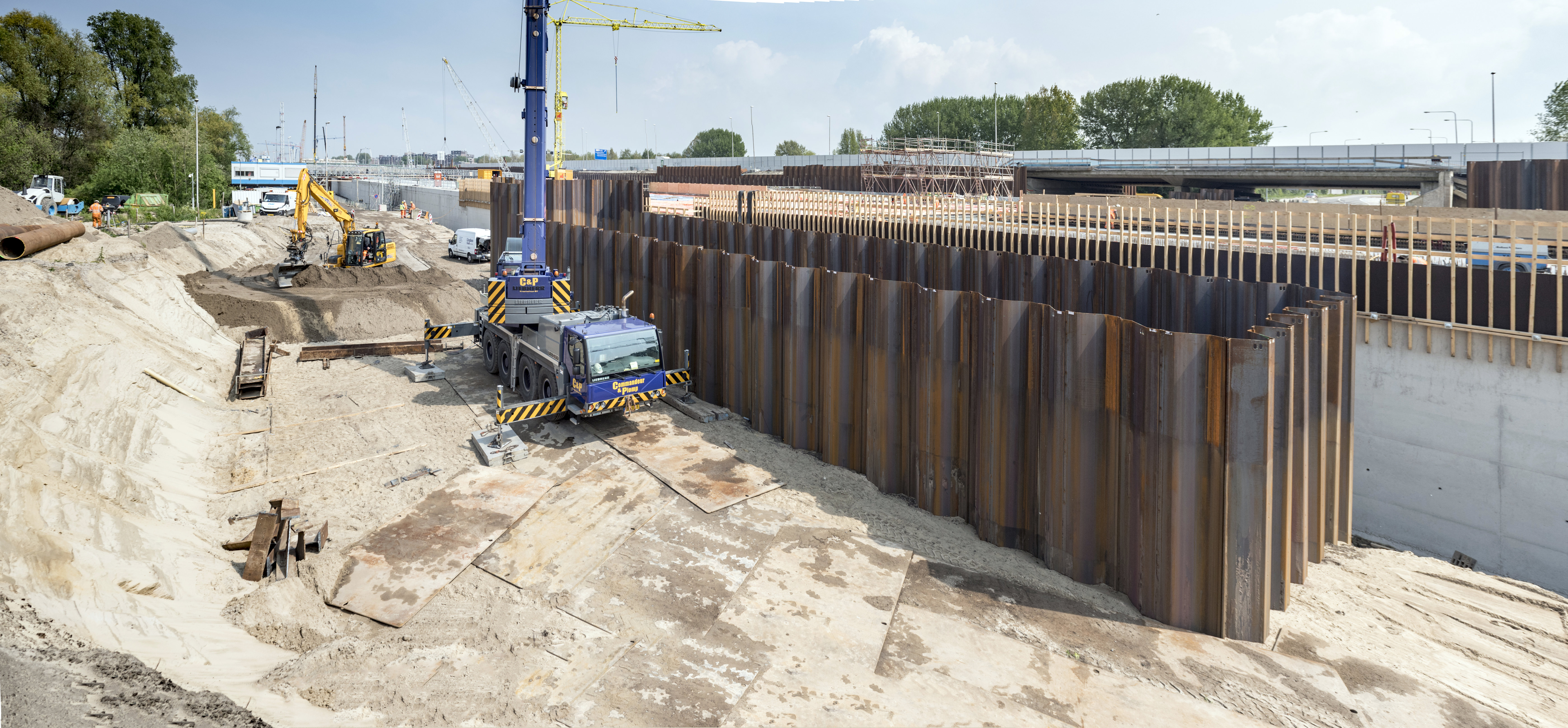 Damwanden en bouw waterkelder - Rijkswaterstaat